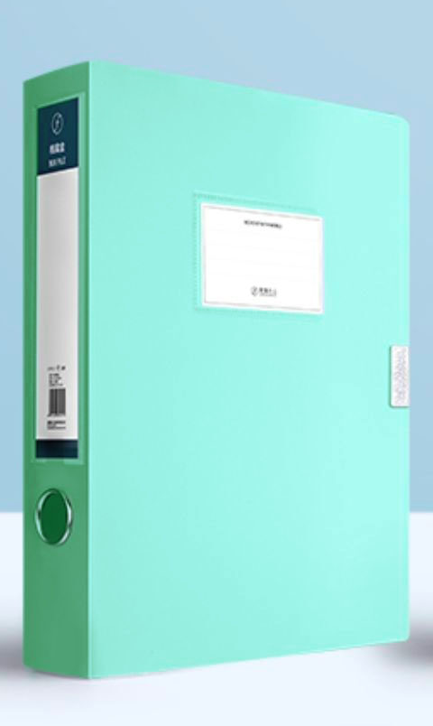 A4 Storage File Box Thick PVC File Box Storage Plastic File Box with ...