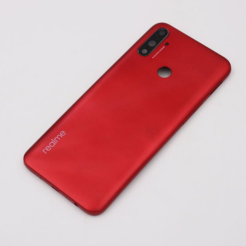 Kqgv- Metal Back Cover For Oppo Realme C3 RMX2020 RMX2021 Rear ...