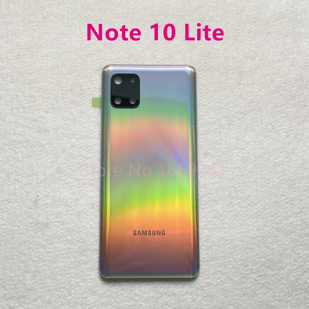 เคสแบตเตอรี่ฝาครอบด้านหลังฝาหลังสำหรับ Samsung Note 10 Lite N770F พร้อม ...