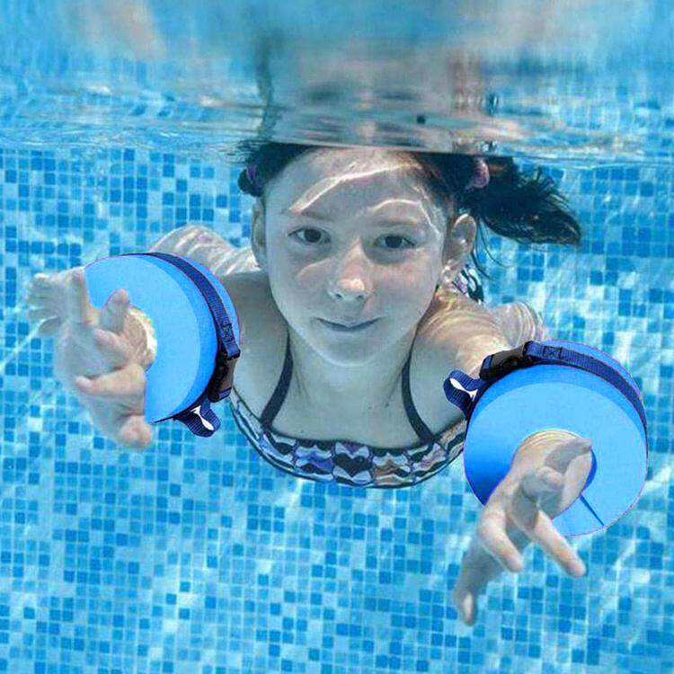 Foam Swim Aquatic Cuffs Lightweight Swim Arm Band Set Gym Workout Set ...