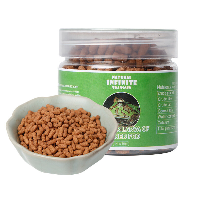 Premium Horned Frog Pacman Frog Food Shrimp Fish Flavor High Protein ...