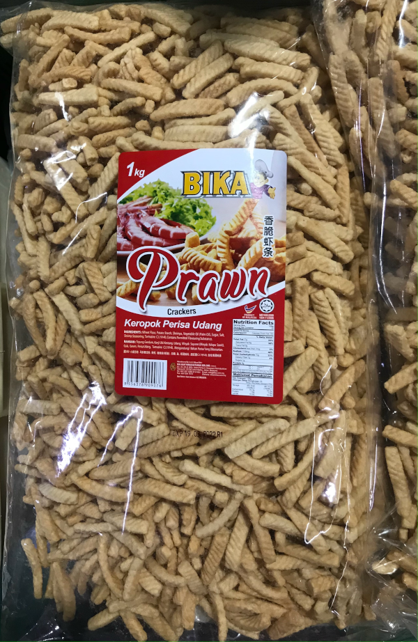 [Ready Stock] Bika Flavoured Cracker Cuttlefish/Sotong/鱿鱼酥, Prawn/Udang ...