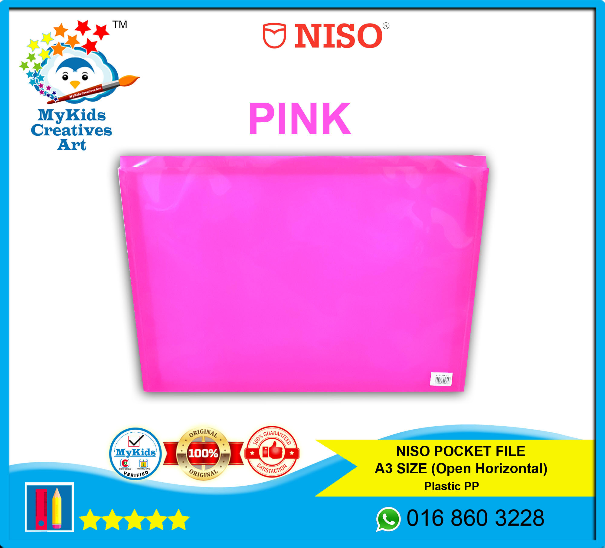 POCKET FILE & DRAWING PAPER HOLDER (A3 SIZE, NISO) | Lazada