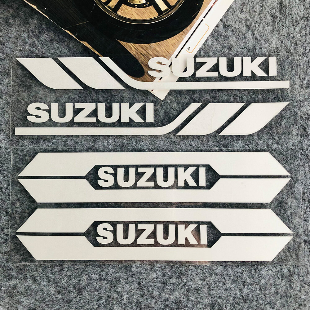 Suzuki Logo Motorcycle Decal SUZUKI Reflective Motorcycle Luggage Decal ...