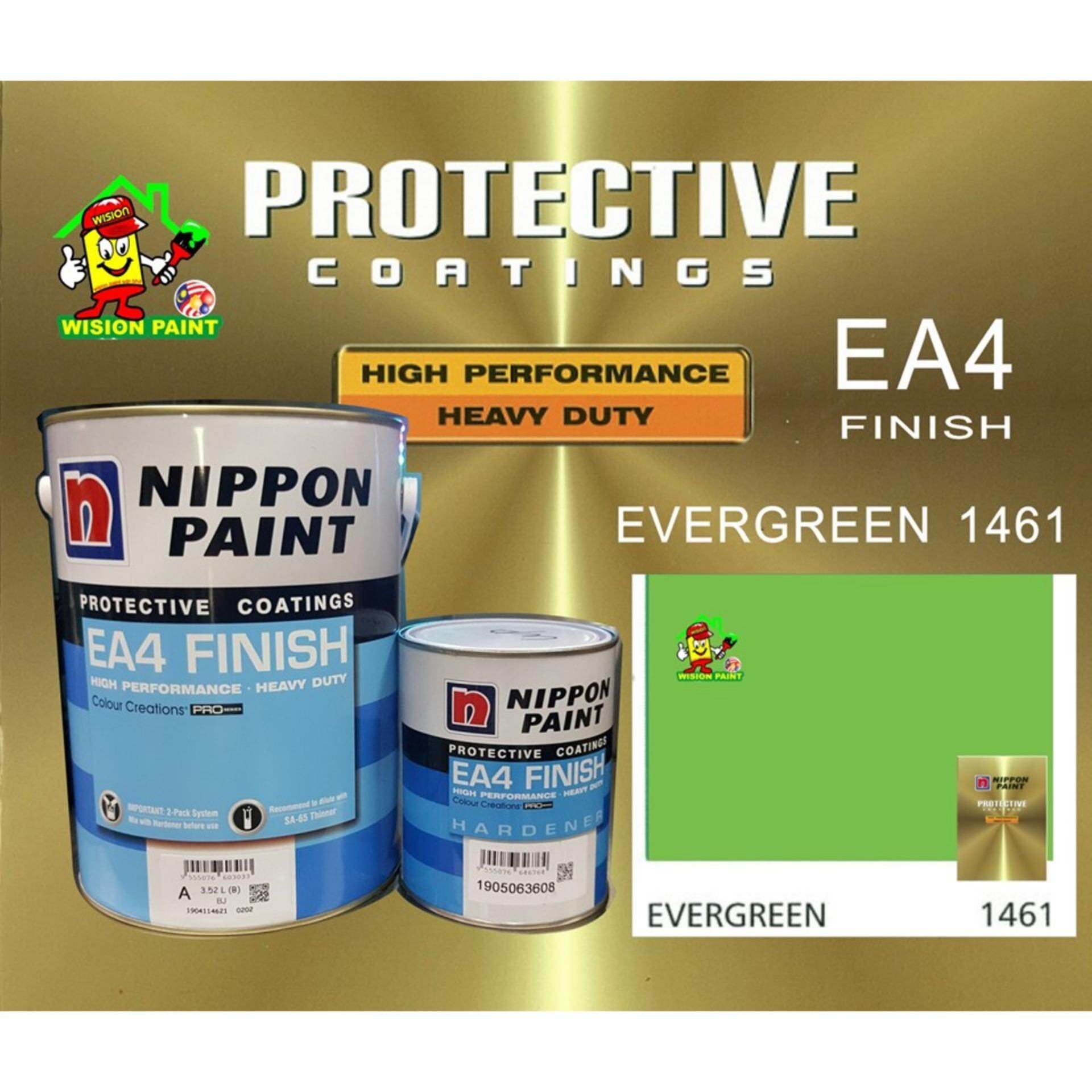 EA4 EPOXY 5L - 1461 Evergreen • Nippon • Floor Coating • Heavy Duty ...