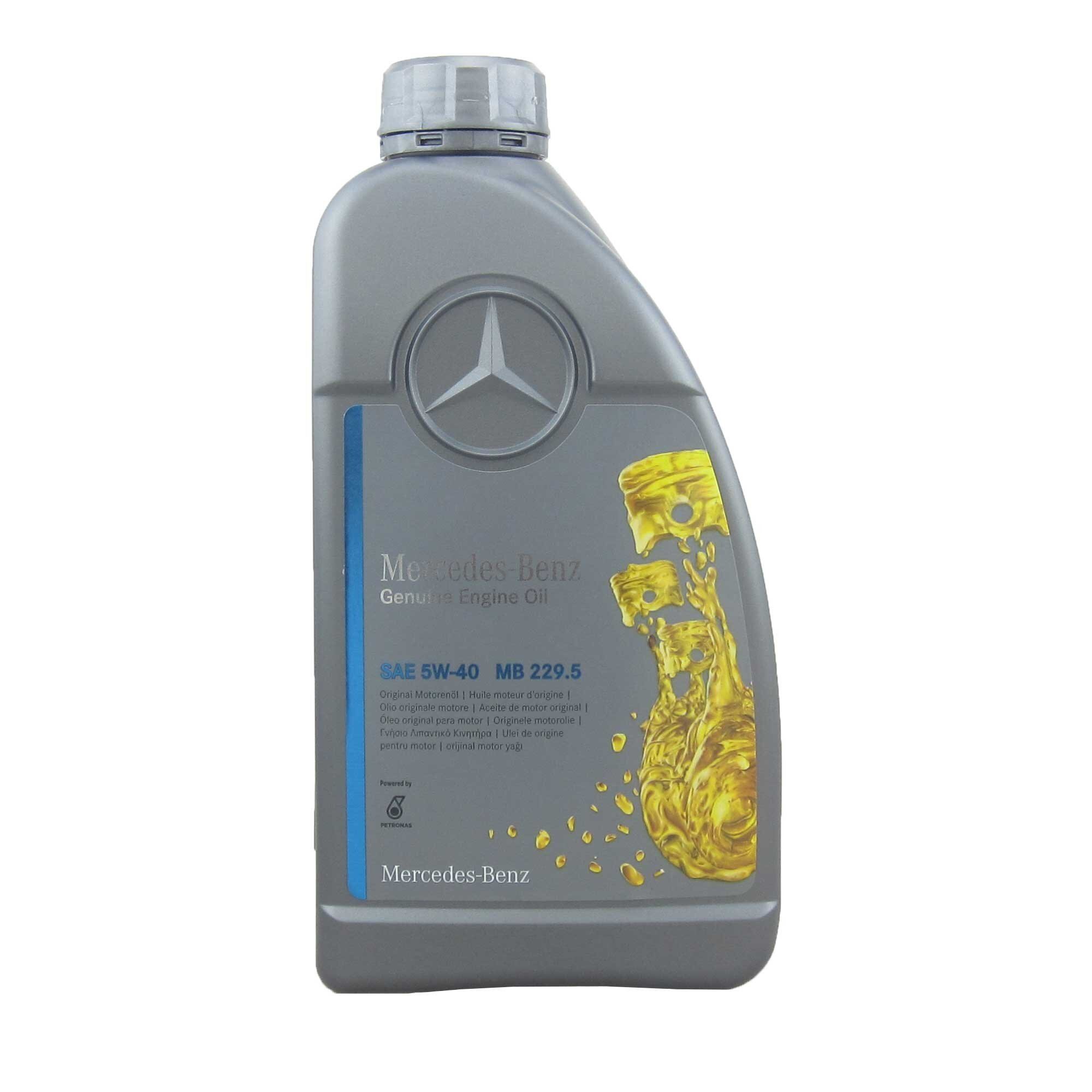 Original Mercedes Benz (MB229.5) 5W40 Engine Oil (1 Litre/Bottle ...