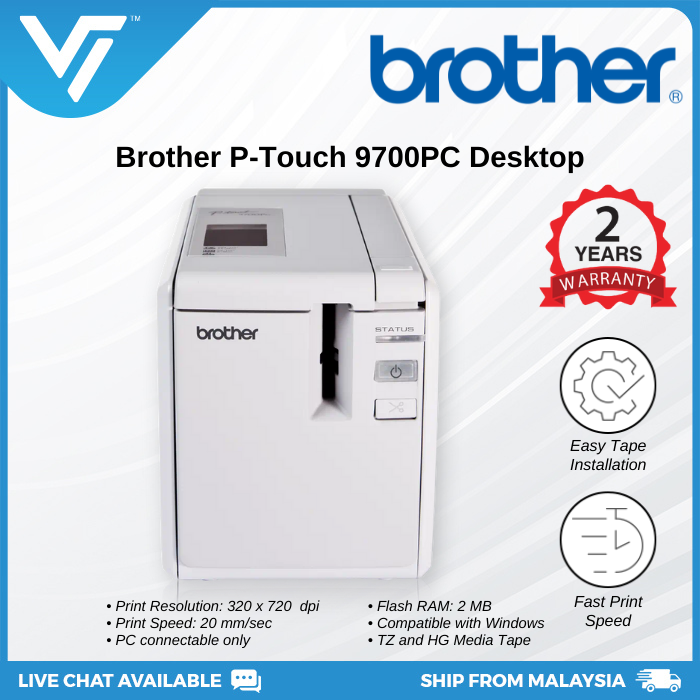 Brother P-Touch 9700PC Desktop Barcode and Label Printer | Lazada
