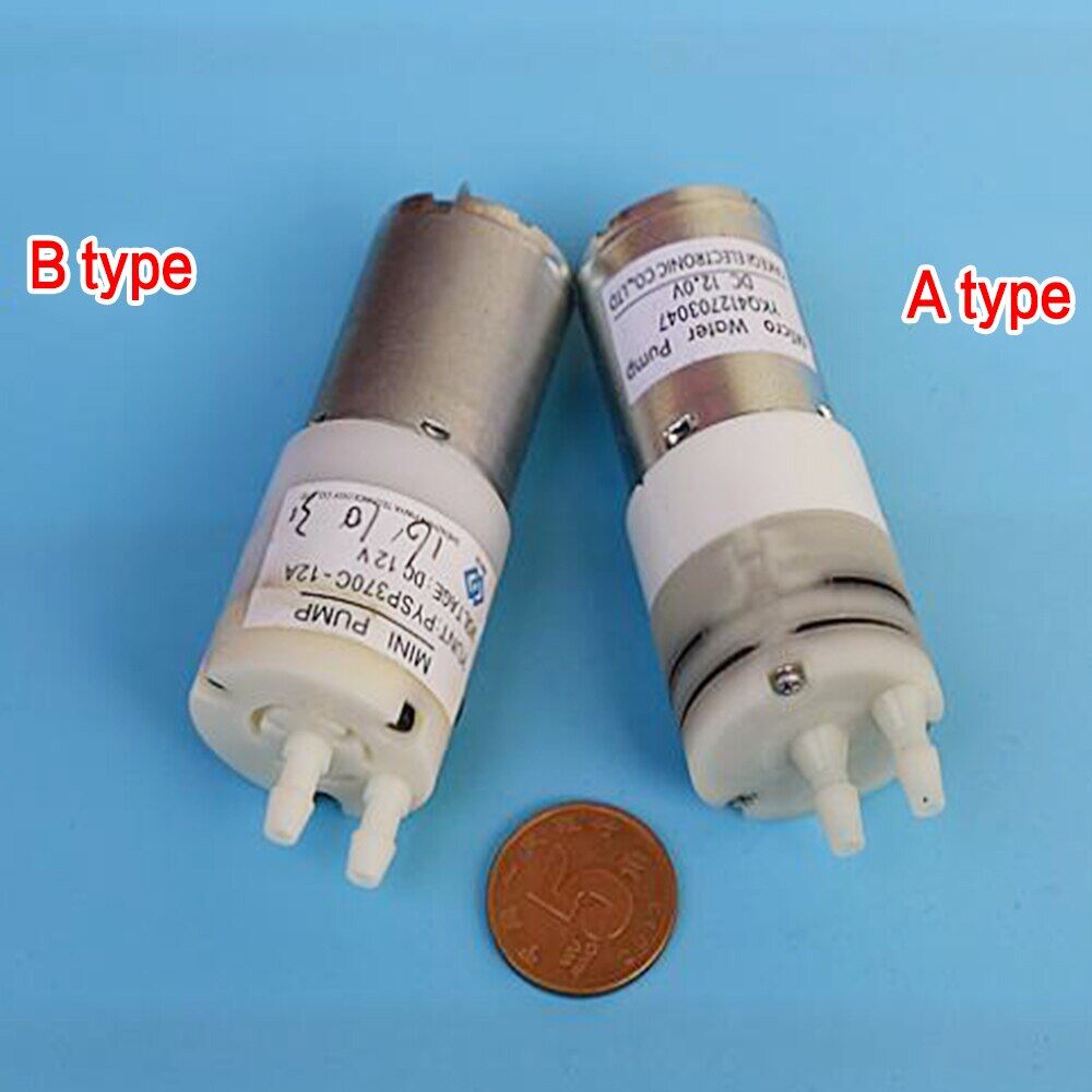 Micro 370ปั๊มน้ำไดอะแฟรมปั๊ม Motor Listrik Dc 6V-12V Self-Priming ...