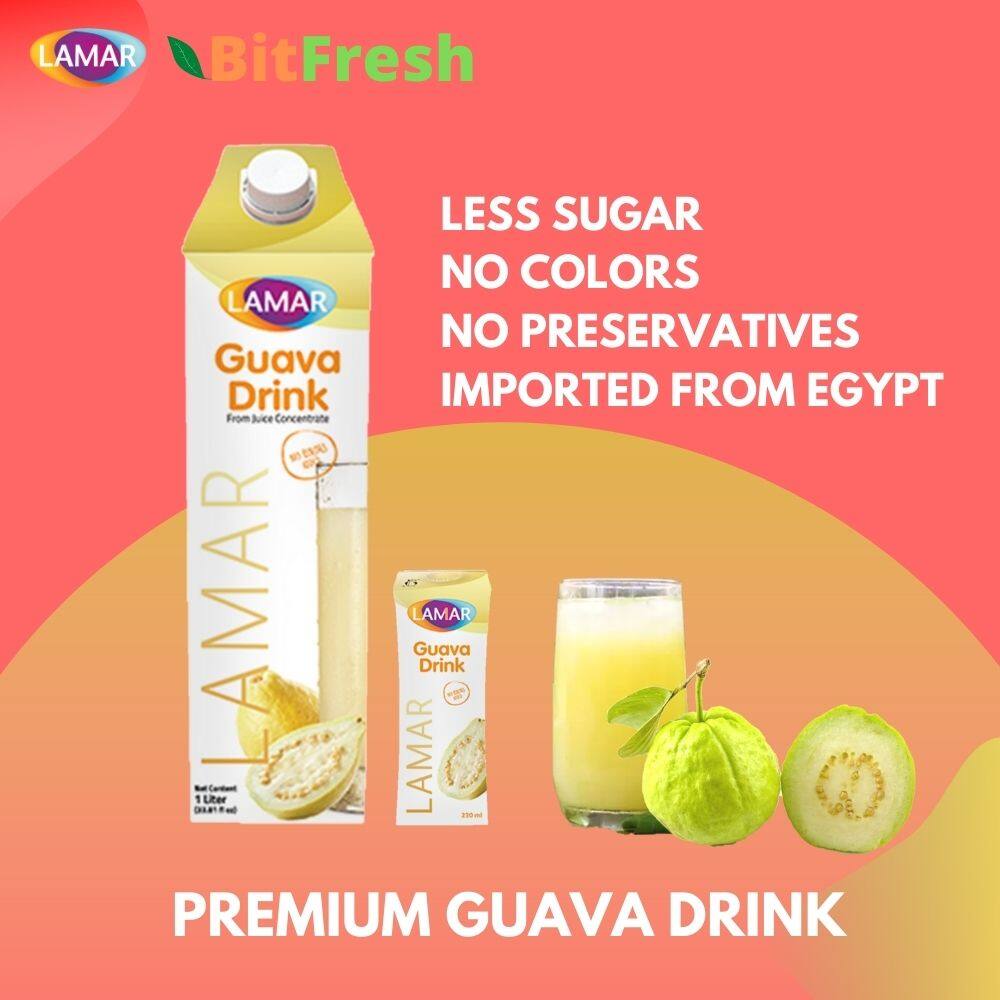 Lamar Imported Guava Drink 1L Less Sugar Egypt No Preservative Jus ...
