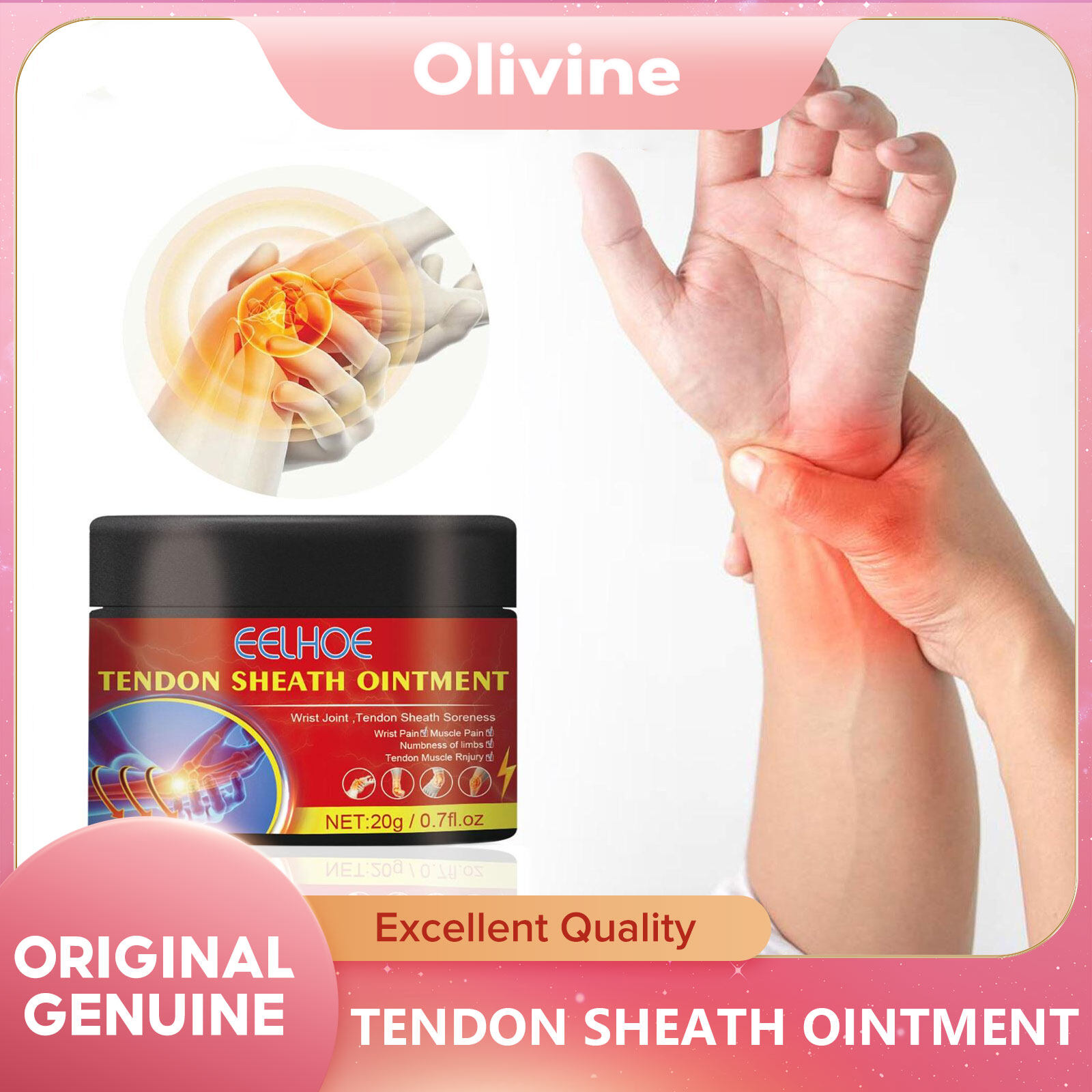 EELHOE Tendinitis Tendon Ointment Tenosynovitis Arthritis Anti Thumb ...