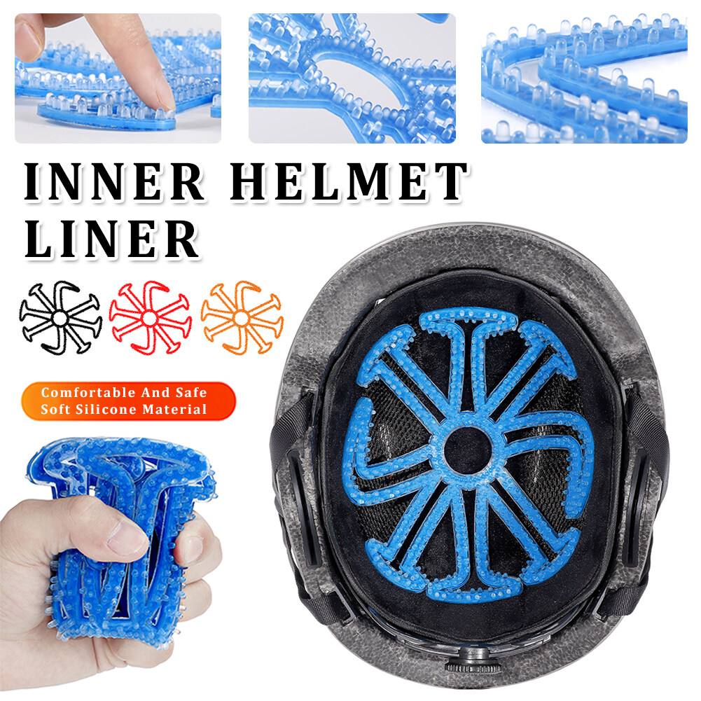 Portable Universal Helmet Liner Pad Breathable Helmet Lining Teeth ...