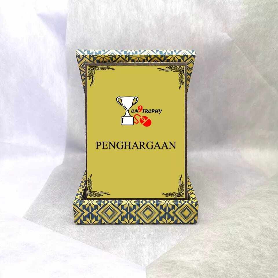 PLAK KAYU KOTAK SONGKET EP801 【Ready Stock】 | Lazada