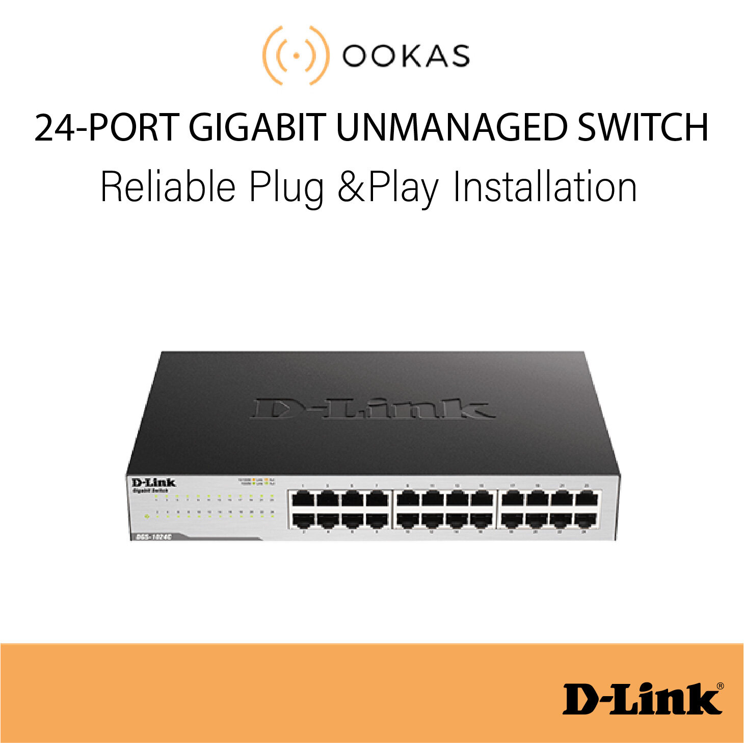 D-Link 16 / 24 Ports Gigabit Unmanaged Switch (DGS-1016C / DGS-1024C) | Lazada