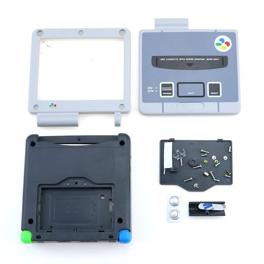 For GameBoy Advance SP Classic NES Limited Edition Housing Shell For ...