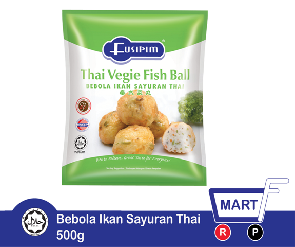 FUSIPIM Thai Vegie Fish Ball 500g (Bebola Ikan Sayuran Thai) [KL, Klang ...