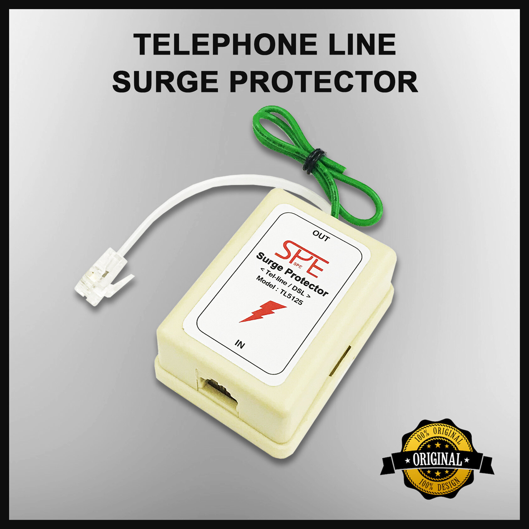 Telephone Line Surge Protector Lightning Arrester SPE | Lazada