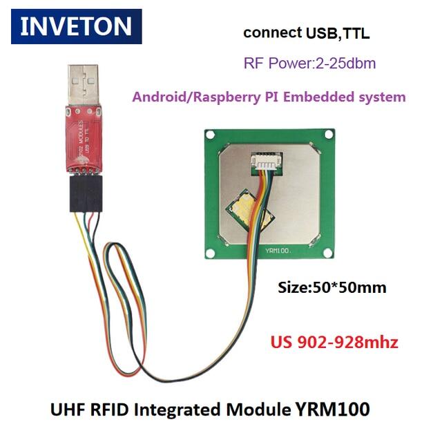 Mini Embedded UHF RFID Raspberry PI Access Control Card Reader 3Dbi Antenna Integrated Module ...