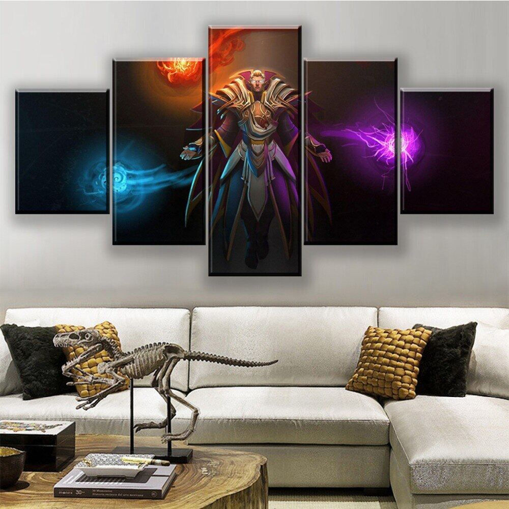HD Prints Home Decoration 5 Pieces Canvas DOTA 2 Invoker Poster ...