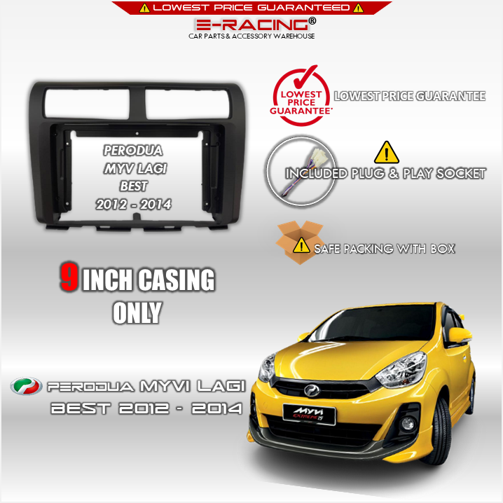 Perodua Myvi Lagi Best 11-14 SUMA 9" Inch Player + Casing (Set ...