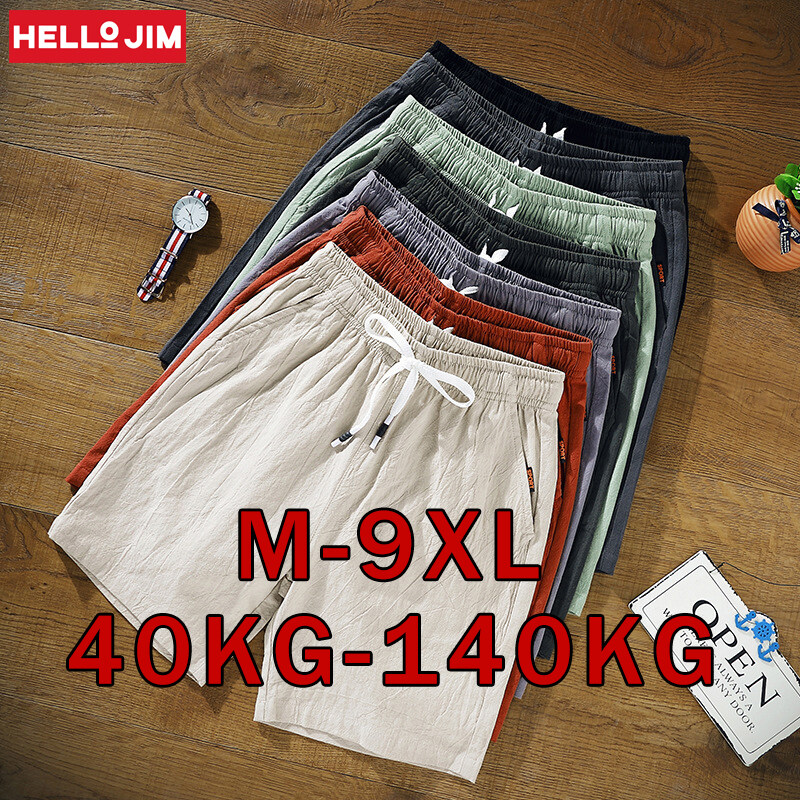 HELLO JIM M-9XLกาเกงขาสั้นกางเกงขาสั้นขนาดใหญ่สำหรับผู้ชายในช่วงฤดูร้อนขายฉบับภาษาเกาหลีแนวโน้ม ...