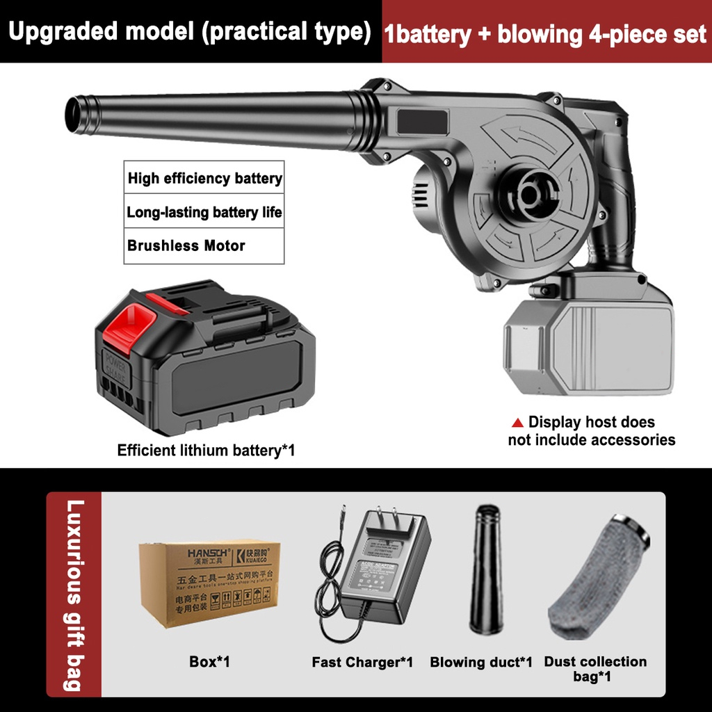 998VF 2-in-1 cordless portable blower Vacuum dan blower air blower ...
