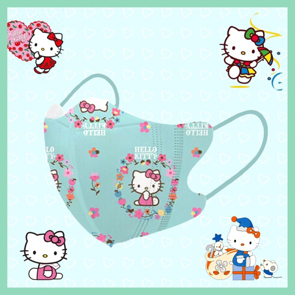Hourser 50Pcs face mask for kids 3ply cartoon duckbill mask for 3-12 ...