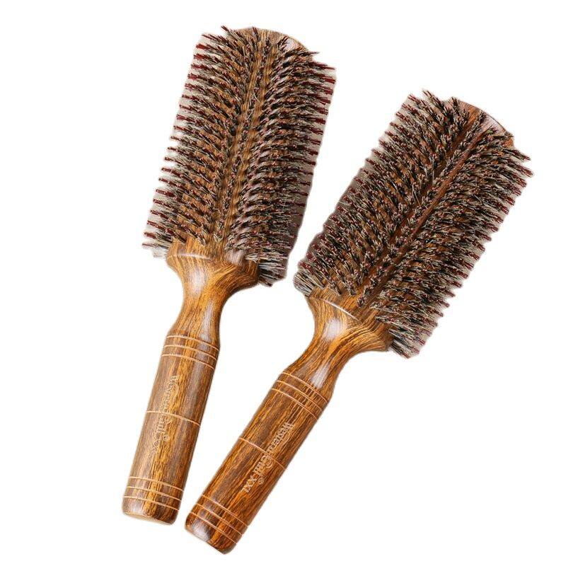 1Pcs 80Mm Wood Round Hair Brush Professional Barber Hairdresser Blowing ...