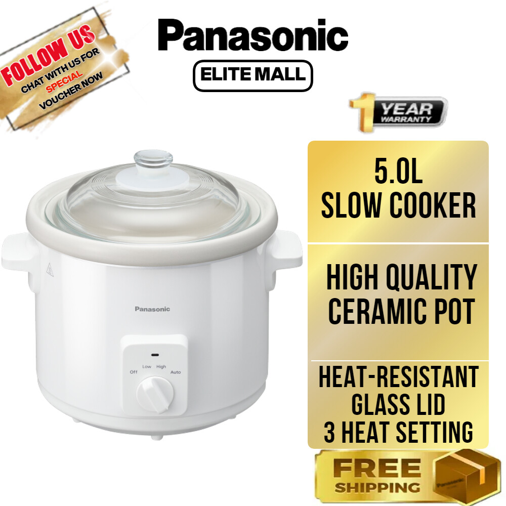 PANASONIC NF-N51A 5.0L SLOW COOKER NF-N51AWSK | Lazada