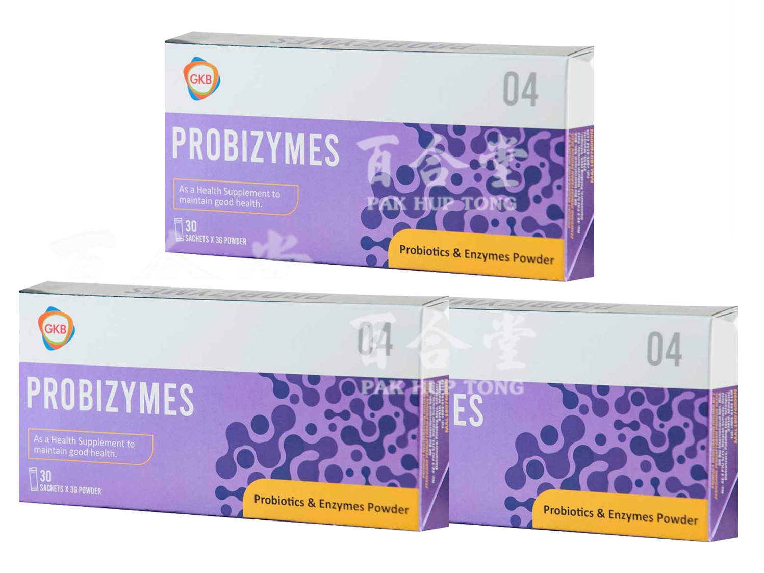GKB - PROBIZYMES : MULTI-ENZYMES & PROBIOTIC FORMULA FOR DIGESTION (3G ...