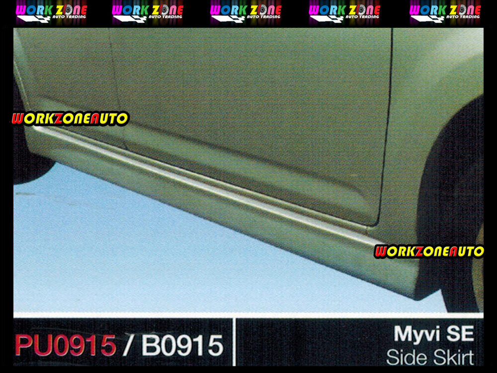 B0915 Perodua Myvi SE Fiber Side Skirt Body kit Bodykit | Lazada