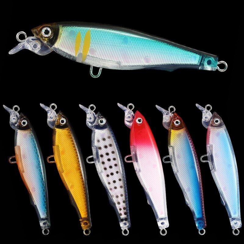 Lubit เหยื่อตกปลา Suspending 3ds Minnow Lure ประดิษฐ์ Jerkbaits 70Mm 7 ...