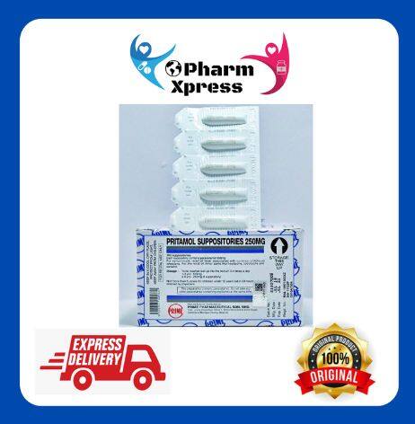 PRITAMOL Suppositories 250MG 5's (PARACETAMOL FOR FEVER/PAIN) | Lazada