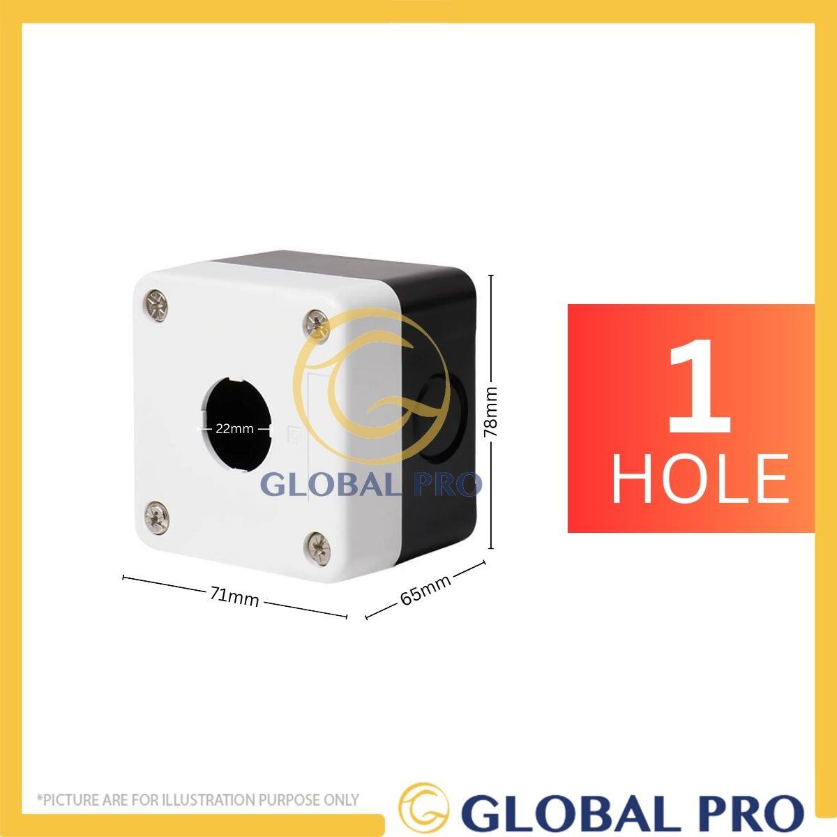 1/ 2/ 3 Way Push Button Switch Control Station Box Waterproof Push PVC ...