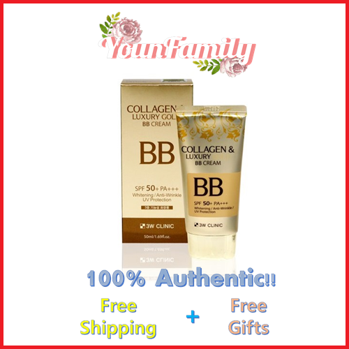 [3W CLINIC] Collagen & Luxury Gold BB Cream 50g | Lazada
