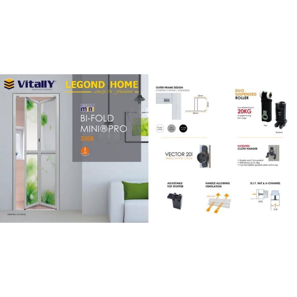 Vitally / Bi-Fold / Mini Pro / Aluminium Door ( Install Klang Valley ...