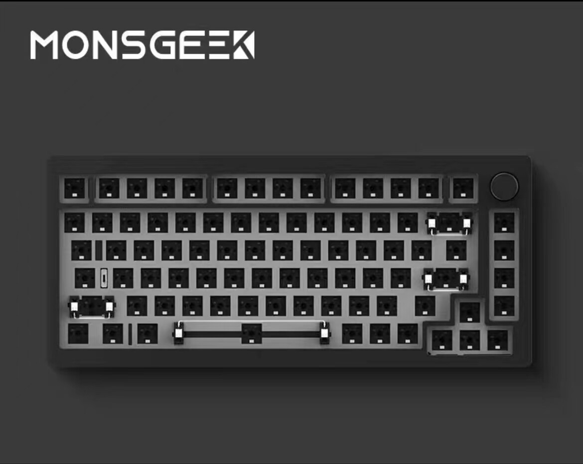 Monsgeek M1W Mechanical Keyboard Gradient Halo Dyeing RGB Hot-Swap ...