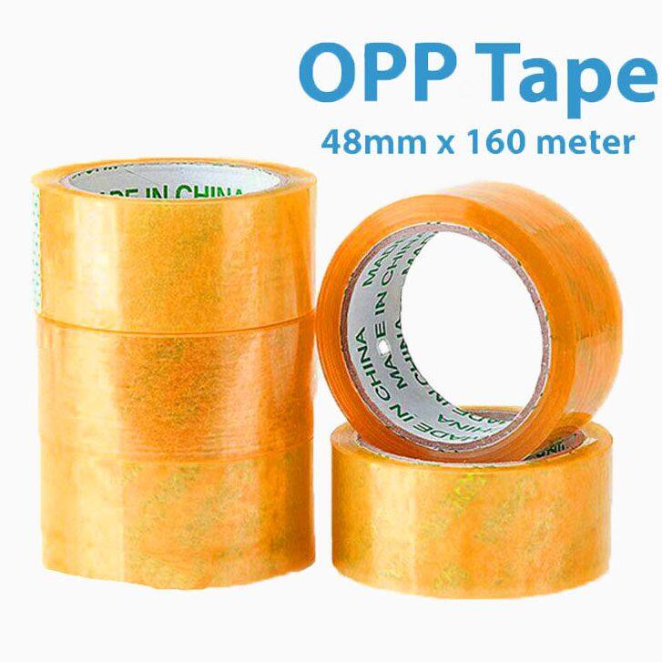 48mm x 160 meter OPP Transparent Cellophane Tape Long Self Adhesive ...