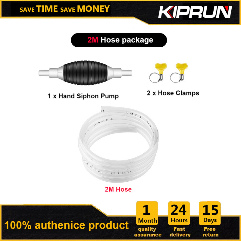 KIPRUN Universal Hand Gas Oil Pump Car Fuel Pump Manual Suction Pipe ...
