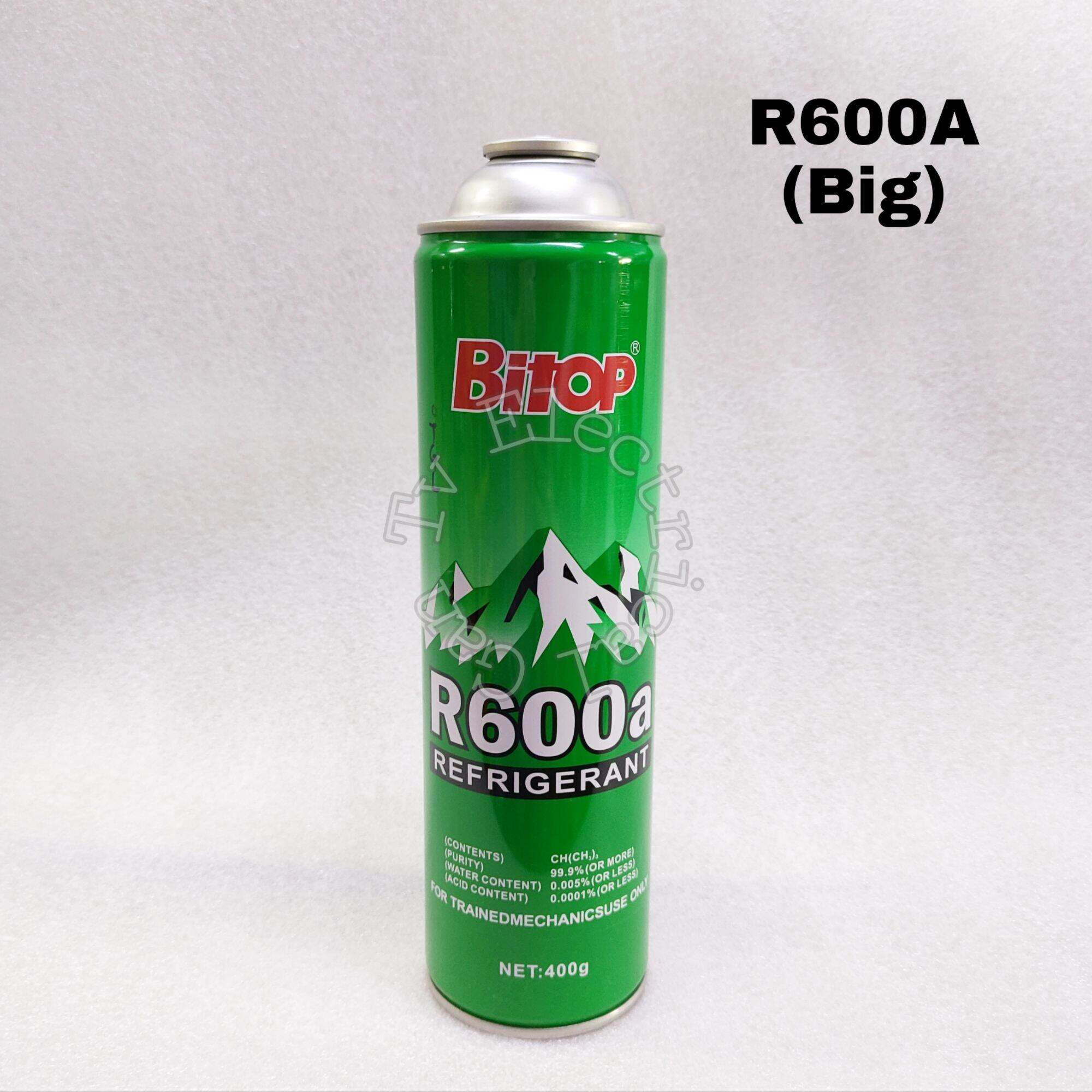(400g) Bitop Refrigerant Gas R-600a R600 R600A Refill+Can Tap Valve 338 ...
