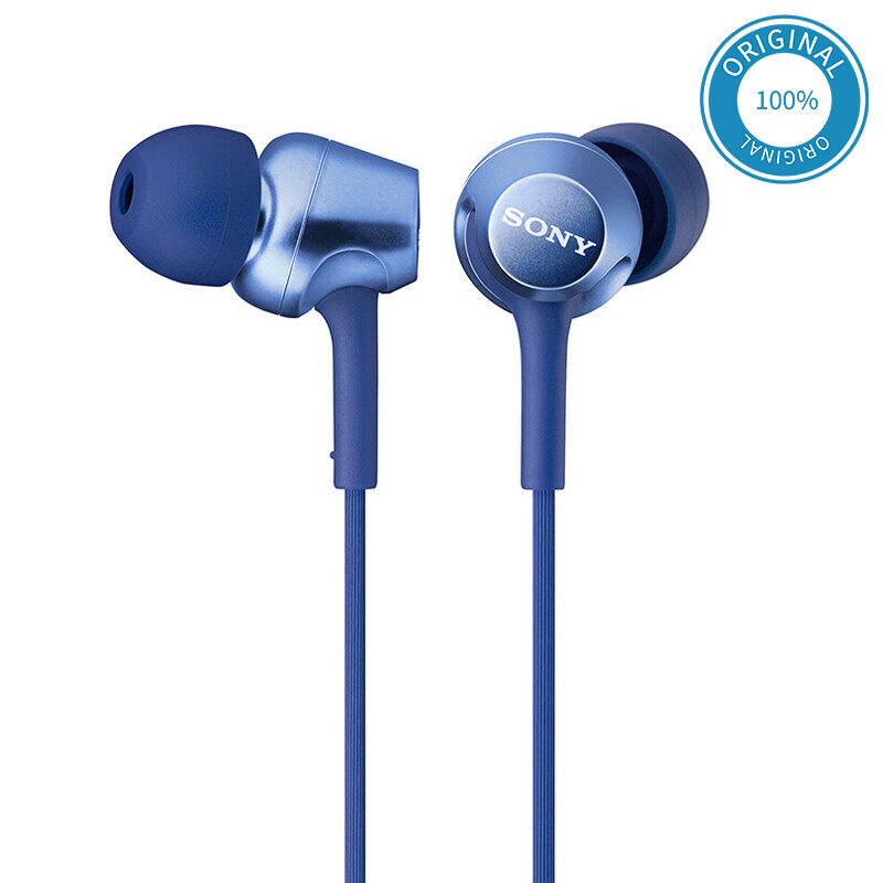 SONY MDR-EX255APปิดแบบไดนามิกเฮดโฟนแบบเสียบหูรีโมตเอ็มไอซี | Lazada.co.th