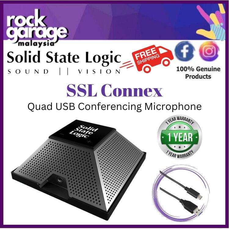 Solid State Logic SSL Connex Quad USB Conferencing Microphone ...