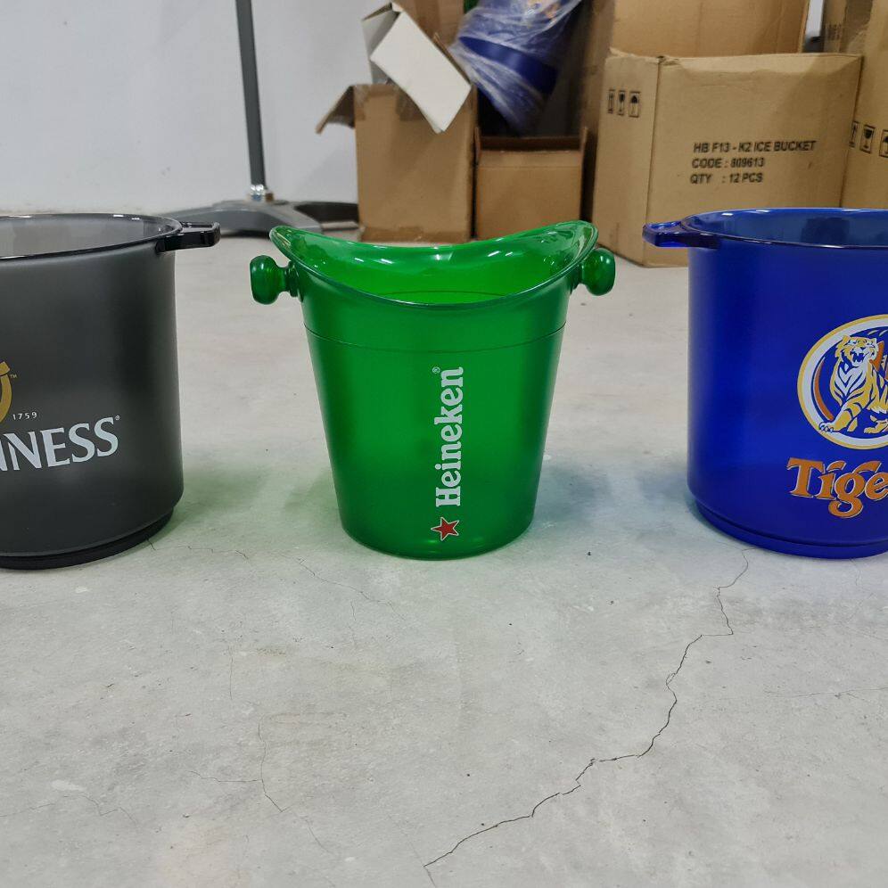 Tiger guinness heineken plastic beer bucket | Lazada