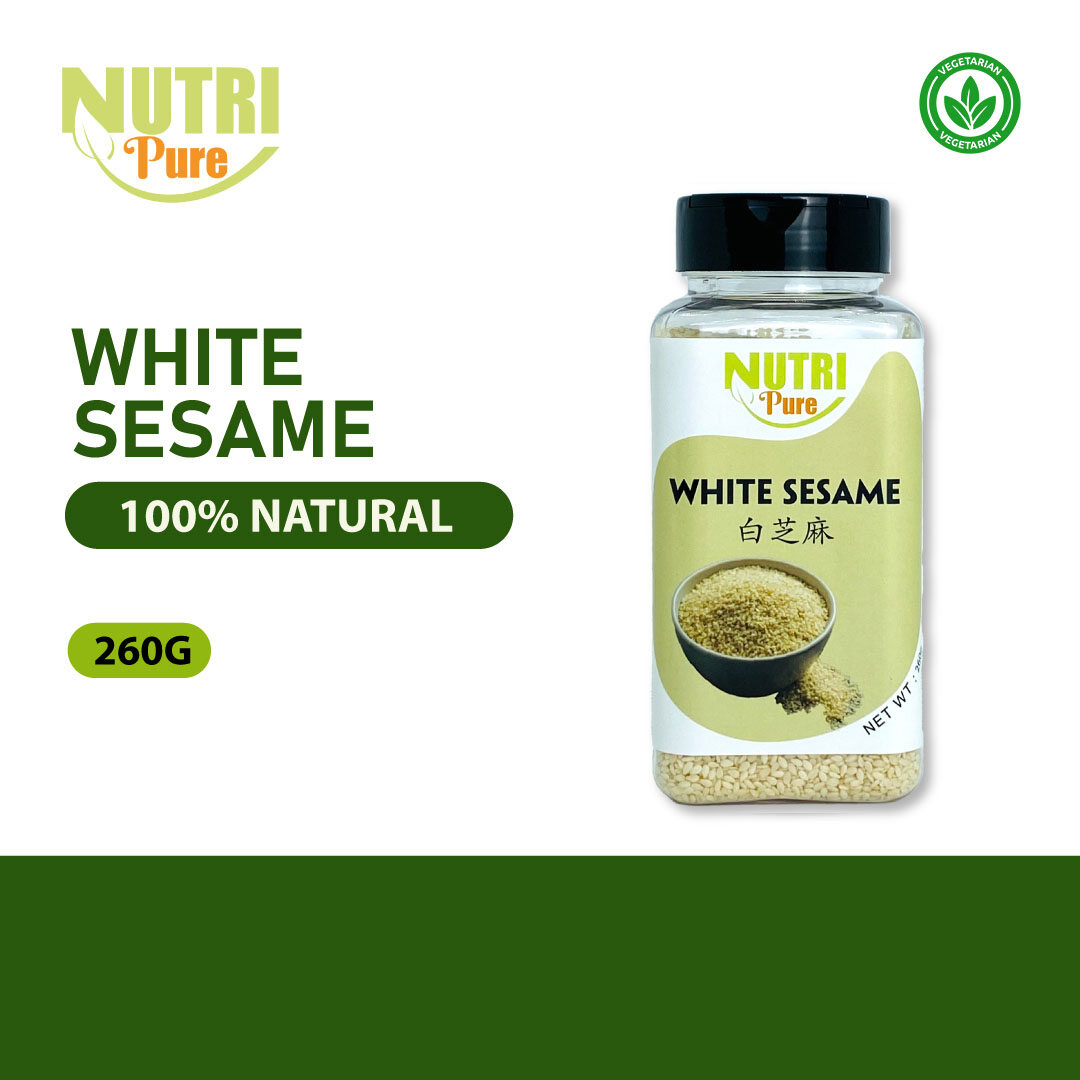Nutri Pure White Sesame 260g | 纯白芝麻 | Lazada