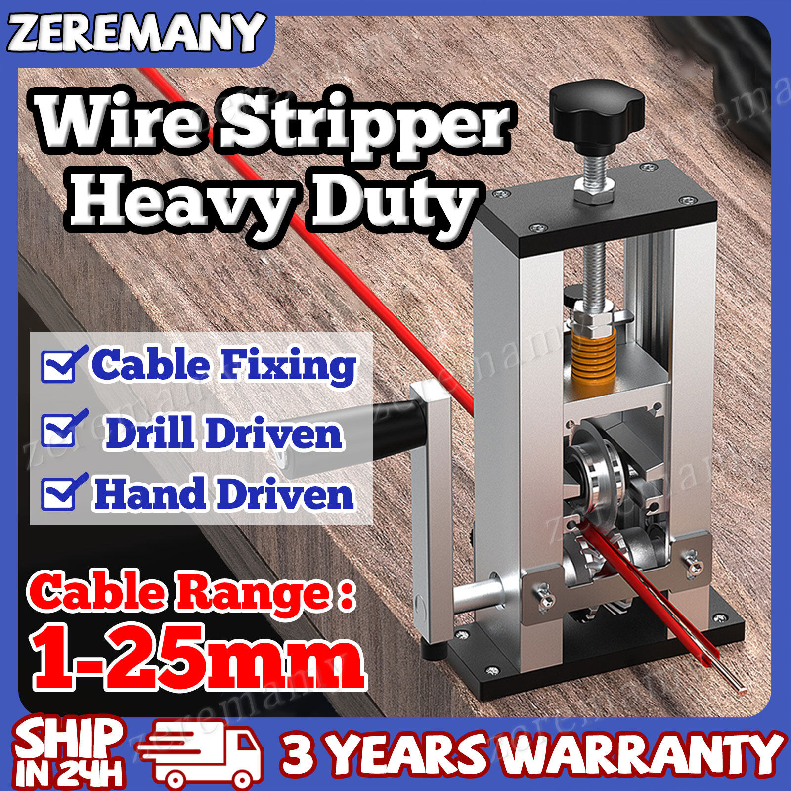Automatic adjustment Wire Stripper heavy duty Wire stripping machine ...