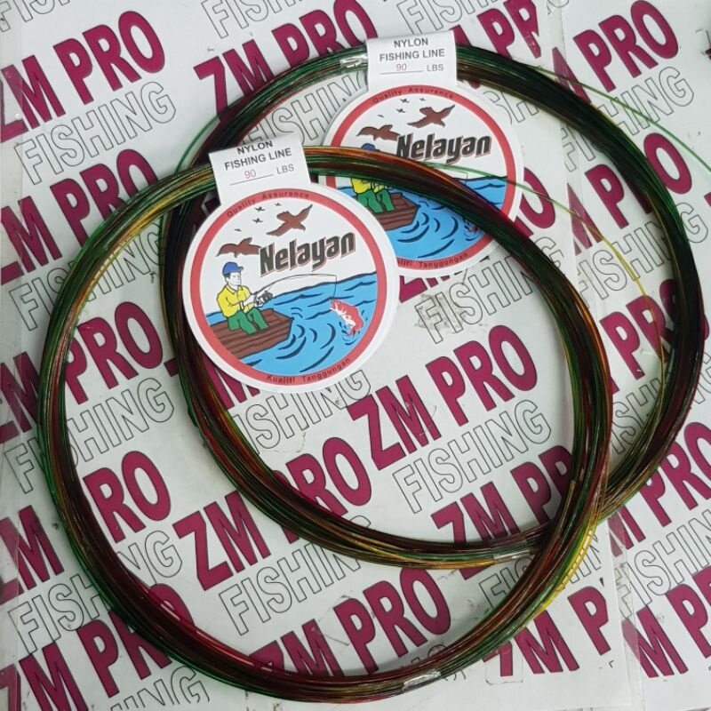 TALI PERAMBUT PANCING NELAYAN NYLON FISHING LEADER LINE 2 GULUNG | Lazada