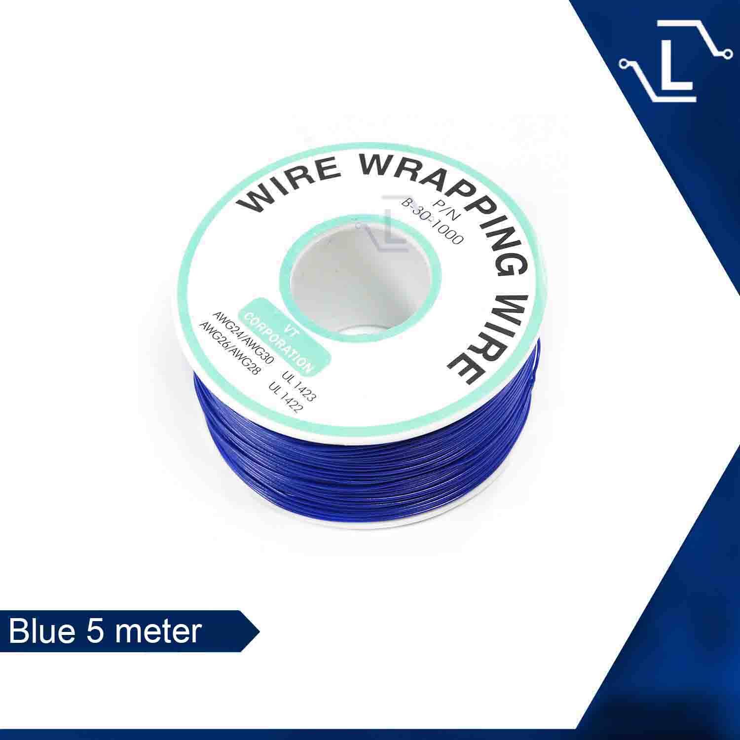 [Luminense] 5 meter AWG30 AWG 30 Wrapping Wire Single Strand Copper ...