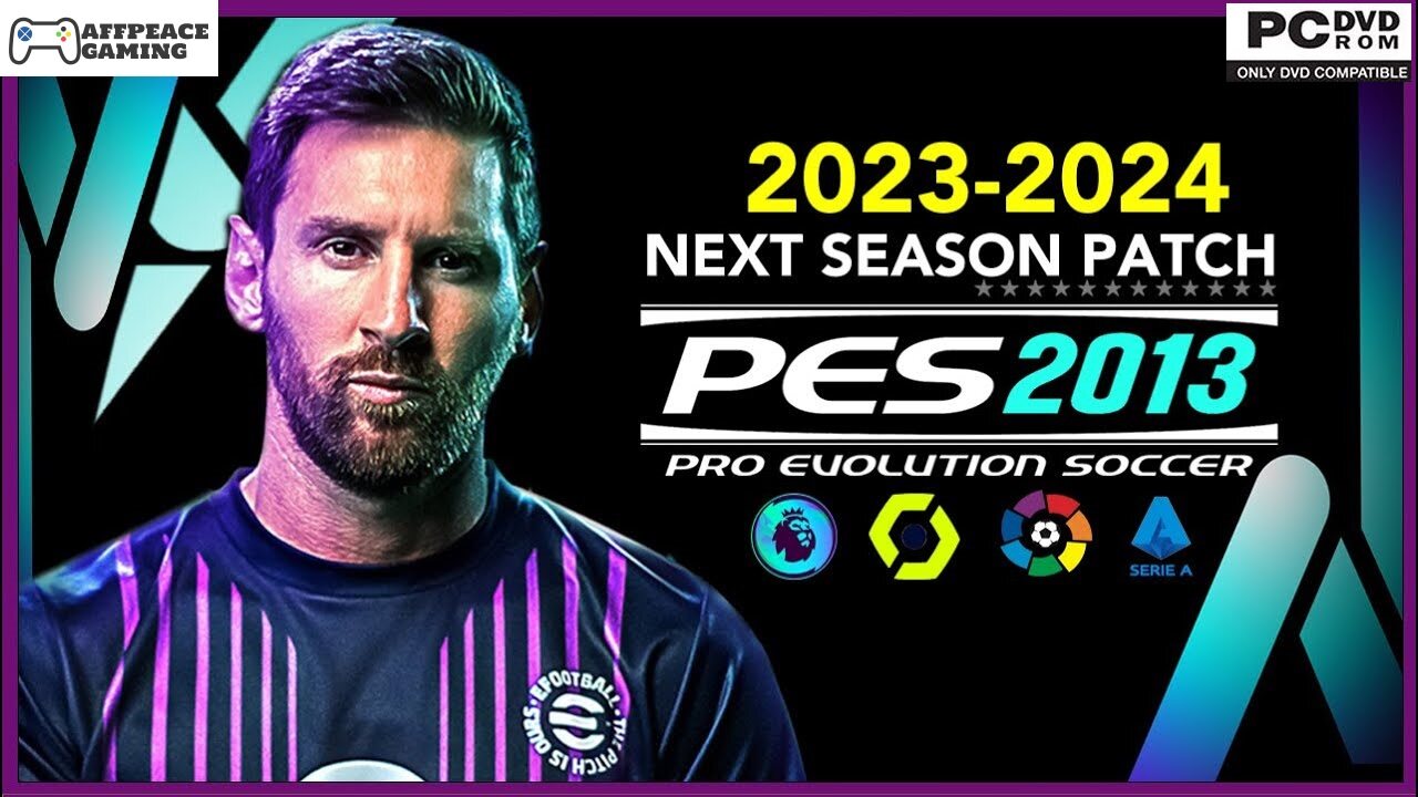 (PC GAME) PES 2013 + PATCH SEASON 2024 - DVD,PENDRIVE | Lazada