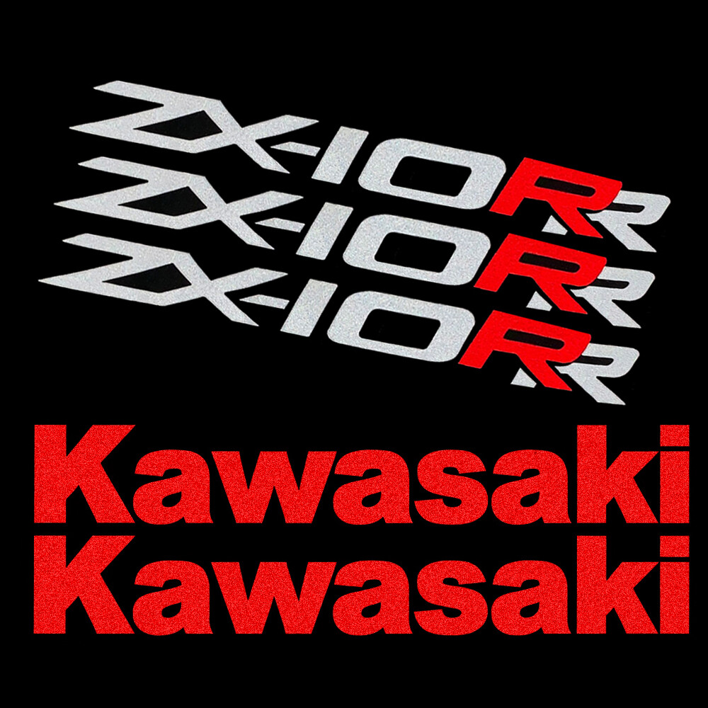 Reflective Motorcycle Decorative Decal Sticker for Kawasaki Ninja ZX ...