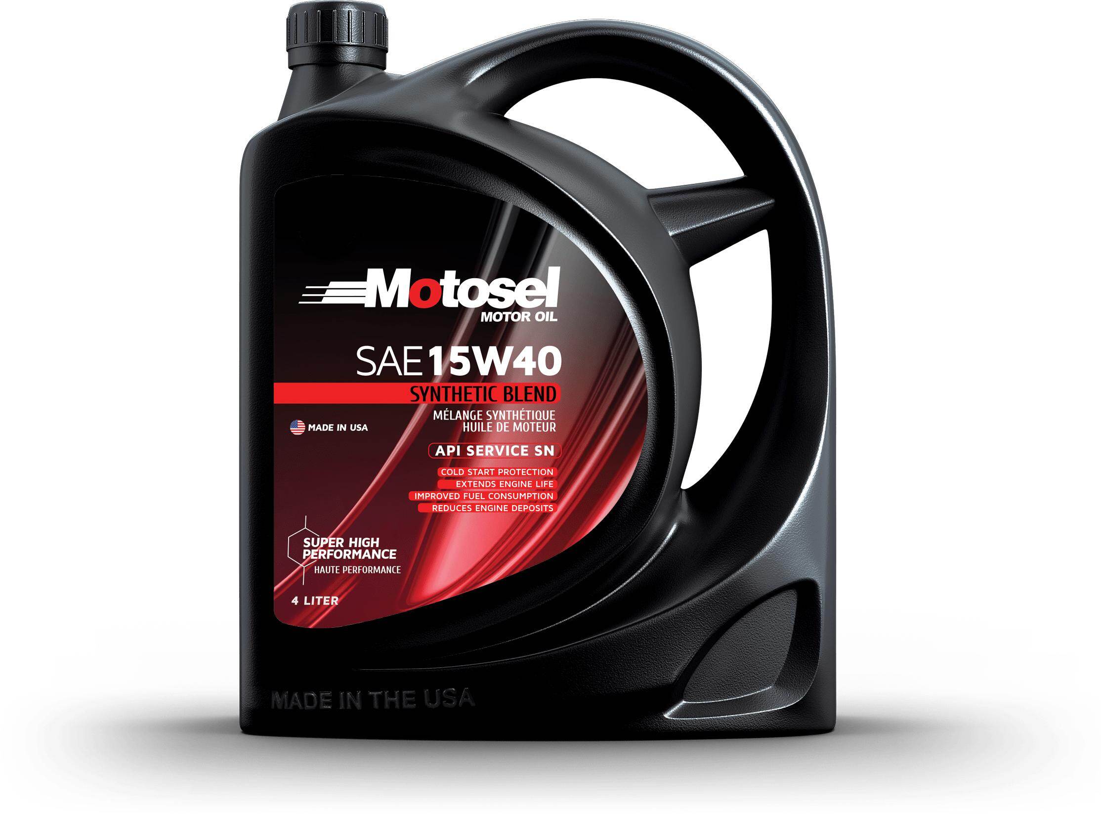 Motosel Synthetic Blend SAE 15W-40 (4L) | Lazada
