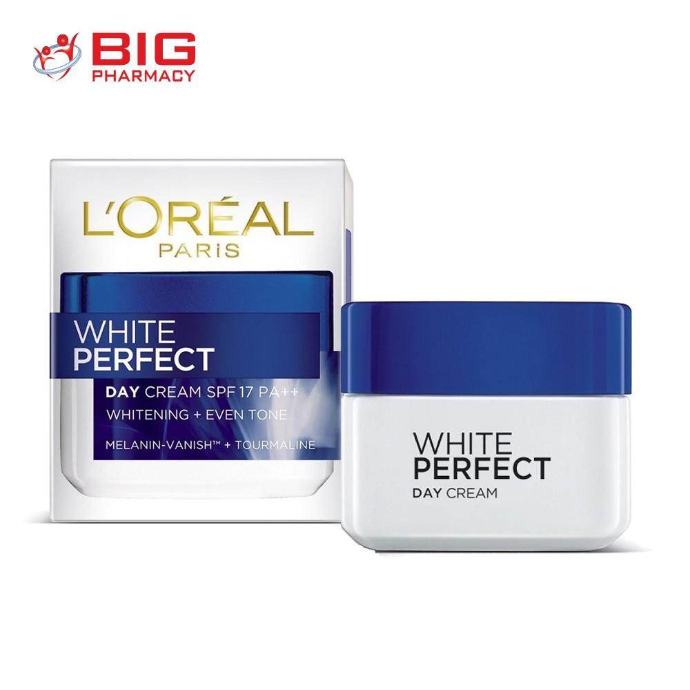 L'Oreal White Perfect Day Cream SPF17 (50ml) | Lazada
